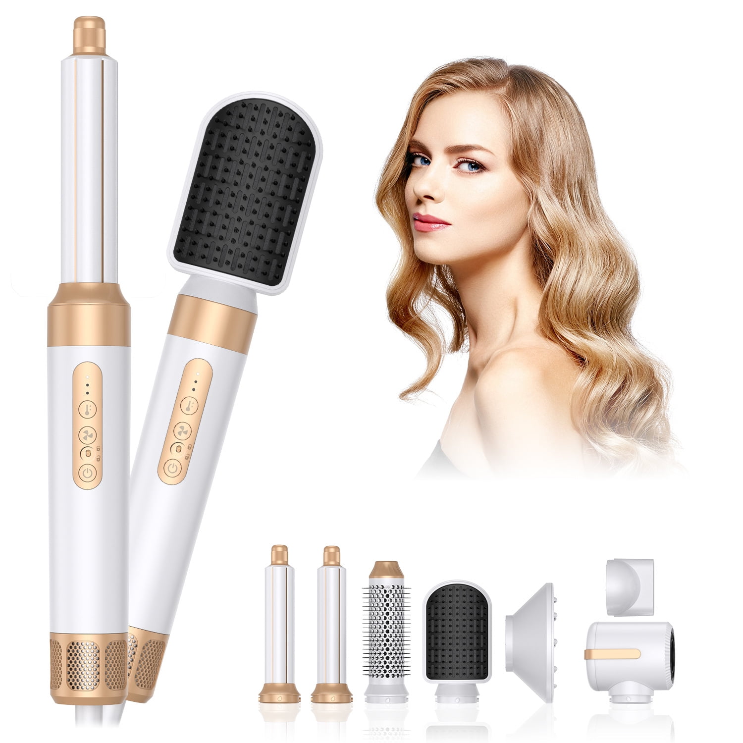 7-in-1 Professional Hair Styling Ecosystem, High-Velocity Dryer ...