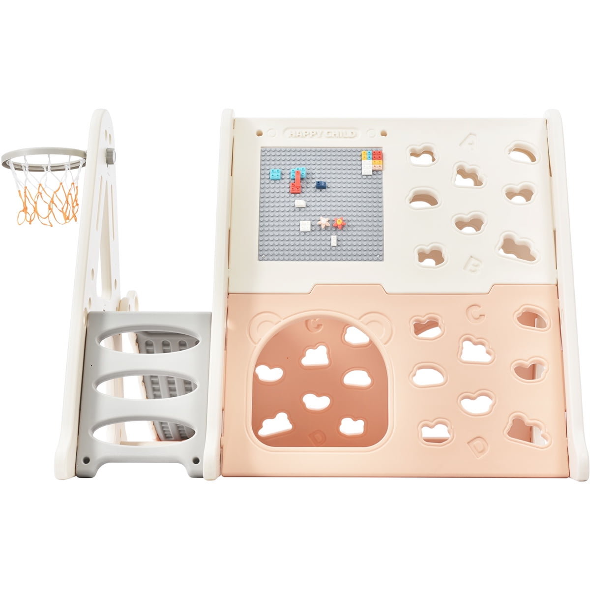 7-in-1 Toddler Climber and Slide Set, Children Playground Climber Slide ...