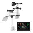 7-in-1 Wi-Fi Weather Station, 7.5-Inch VA Display, Solar Outdoor Indoor ...
