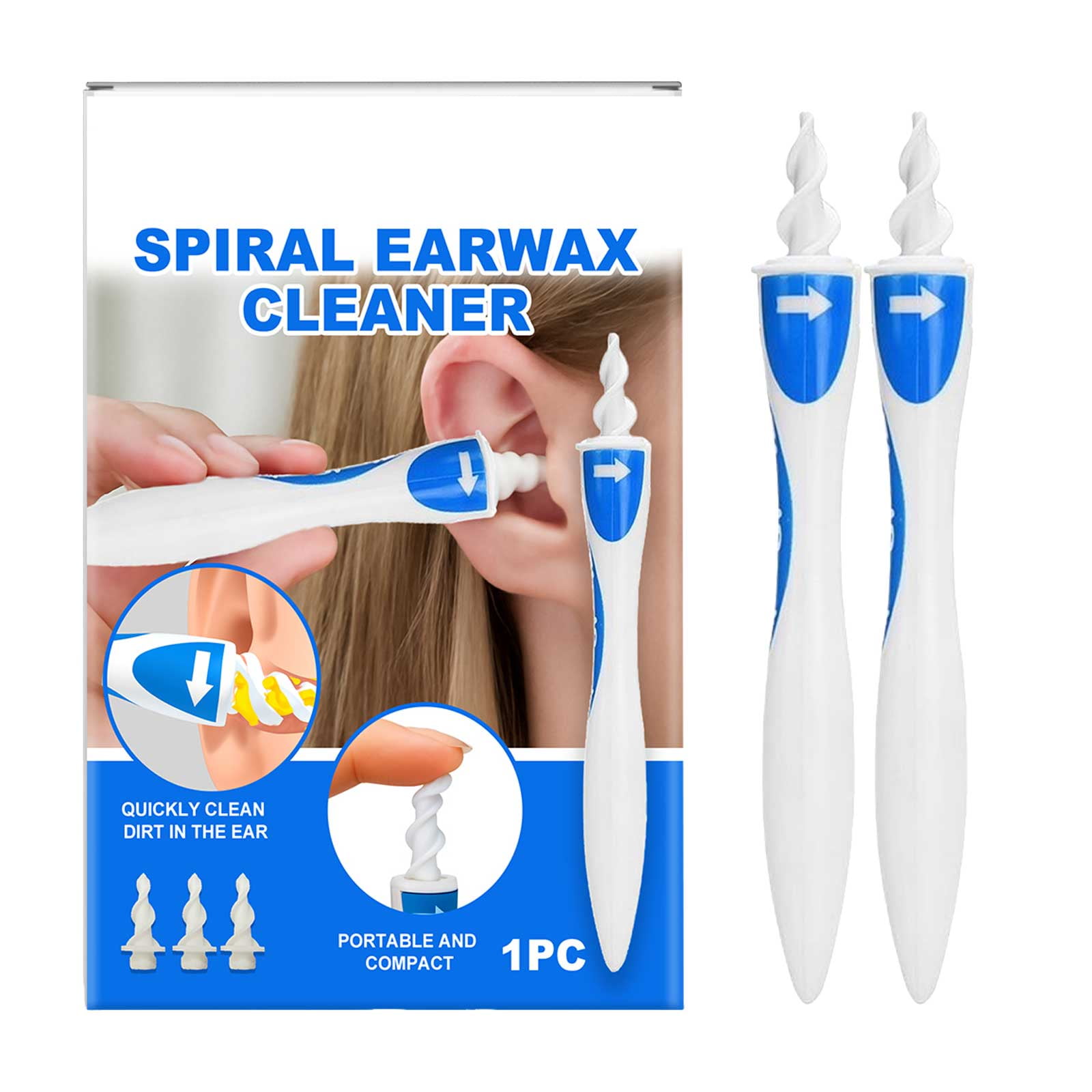7 in 1 ear wax removal tool, reusable and washable Q-Grips 2025 ear wax ...