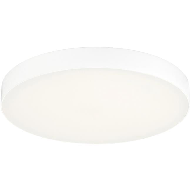 7 in. 15W 3000K 90CRI Luke Round Trimless Rim LED Flush Mount Ceiling ...