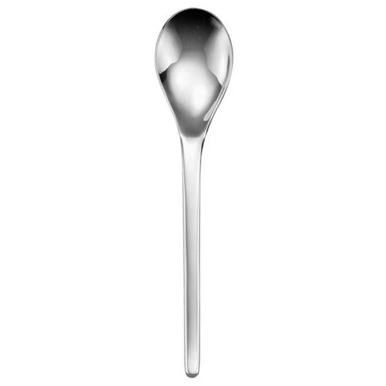 7 in. Apex Stainless Steel Extra Heavy Weight Round Bowl Soup Spoon ...