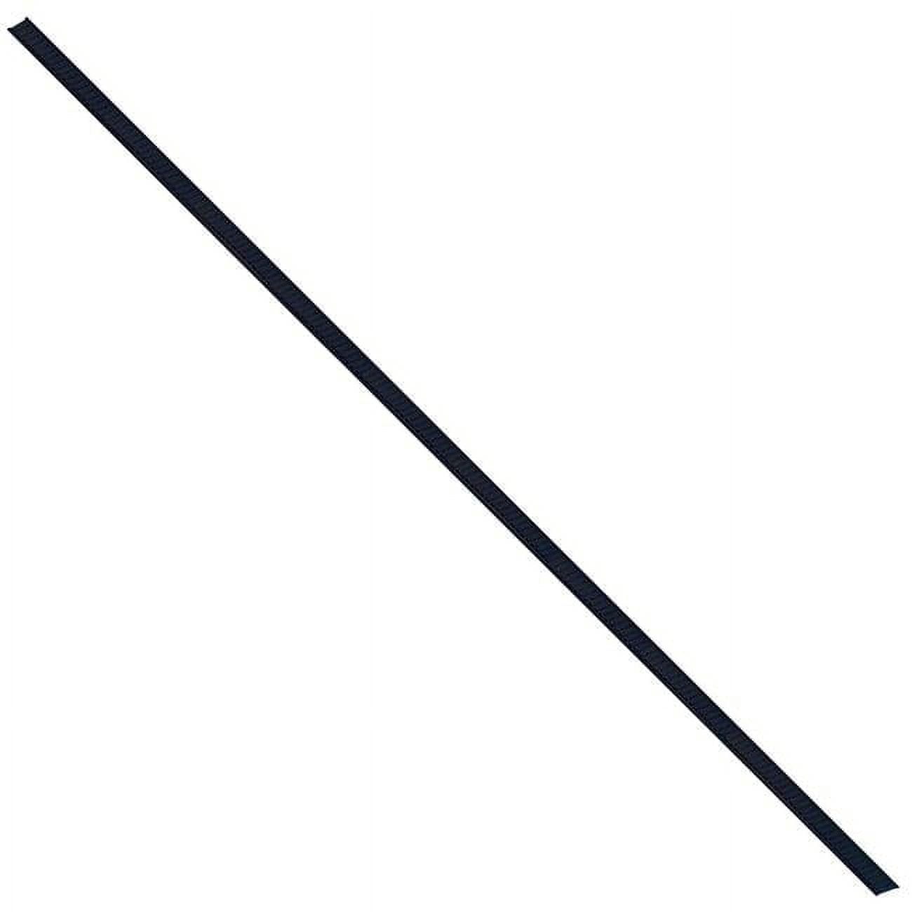 7 in. Black Peel & Stick Ties - Walmart.com