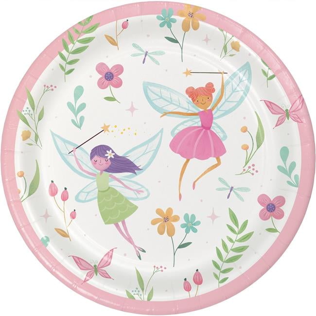 7 in. Dia. Fairy Forest Luncheon Paper Plate - Walmart.com