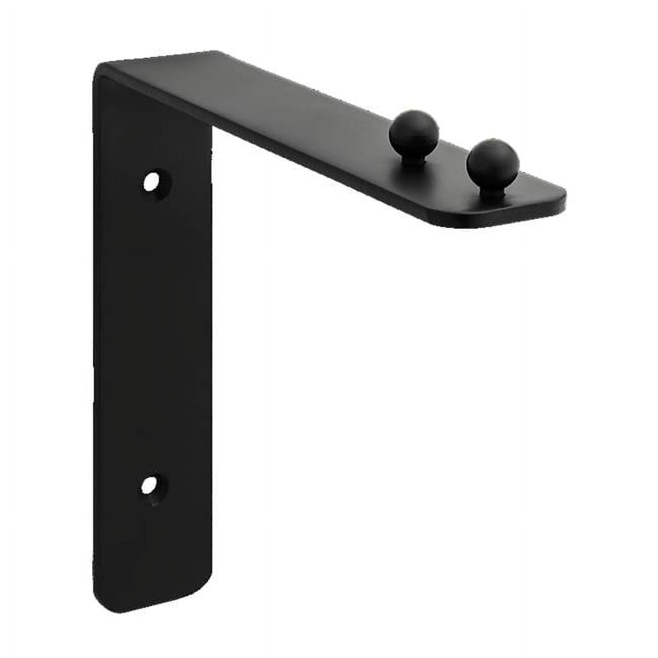 7 in. Hanging Plant Wall Bracket Black - Walmart.com