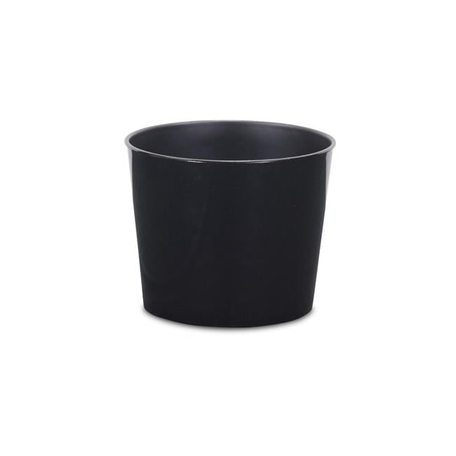 7 in. Round Tapered Recycled Plastic Planter, Black - Walmart.com