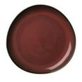 7 in. Rustic Crimson Porcelain Plate Red - Walmart.com