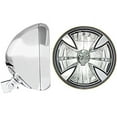 7 in. Universal Headlight Bucket - Chrome with T70X00-SR Ic Iron Cross ...