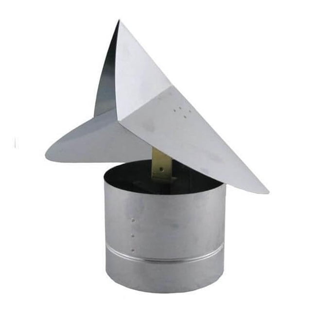 7 in. Wind Directional Flue Cap with Screen - Walmart Business Supplies