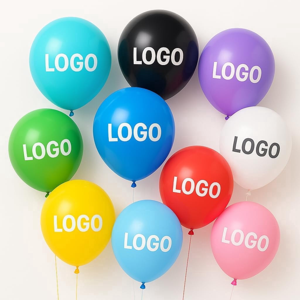 7 inch 100PCS Custom Printed Latex Balloons,Personalized Balloons with ...