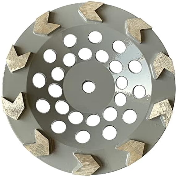 7” inch 5/8-11 180mm Arrow Segment Garage Grinder Disk for Epoxy ...