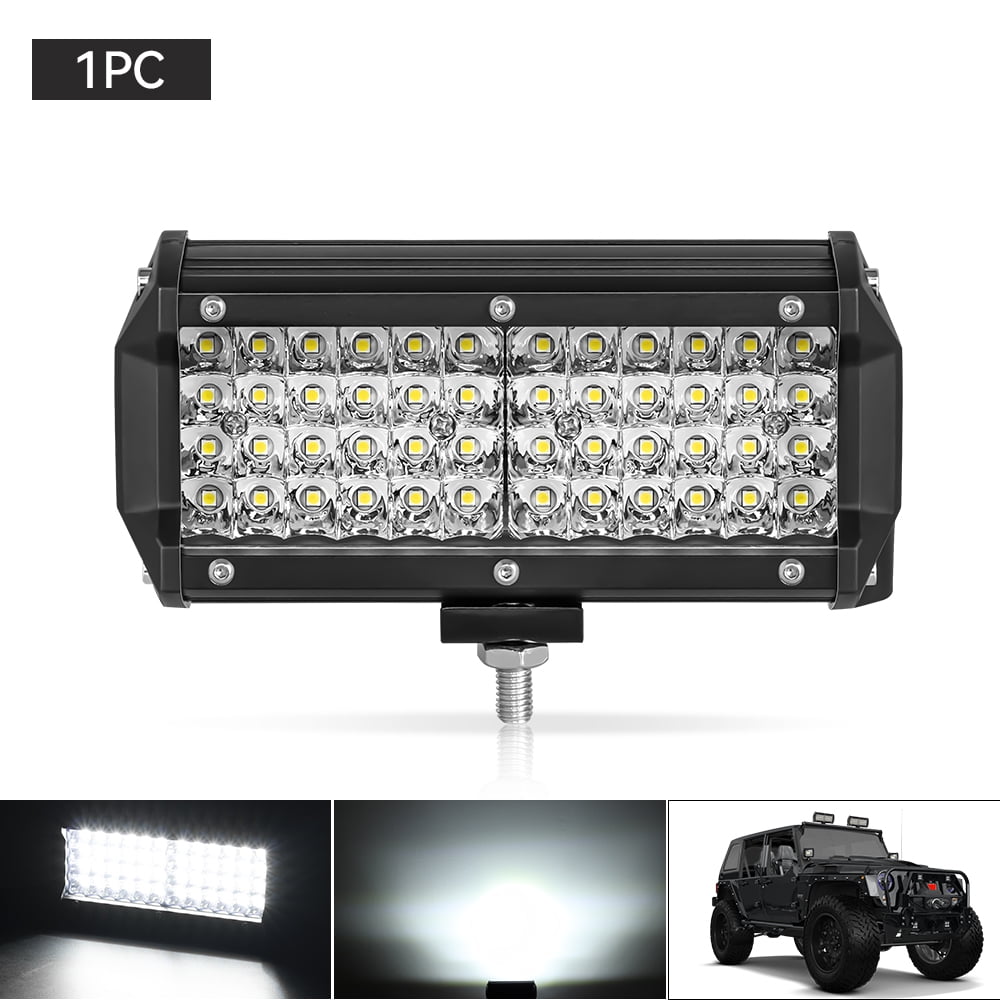7 inch Bar Light 4 Rows Work Light Combo Beam for Driving Offroad Boat ...