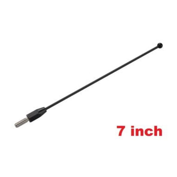 7" inch Black Stainless Antenna Mast Power Rod Radio AM/FM for SATURN ...