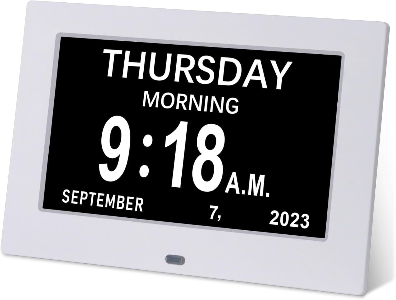 7 inch Digital Day Dementia Clock for Seniors, Medication Reminders ...