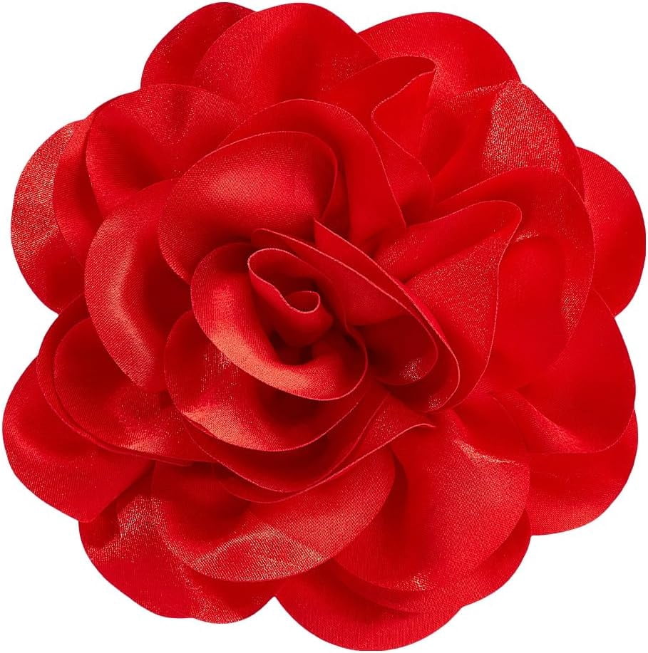 7 inch Flower Brooch Large Rose Brooch Elegant Big Flower Broochs Lapel ...