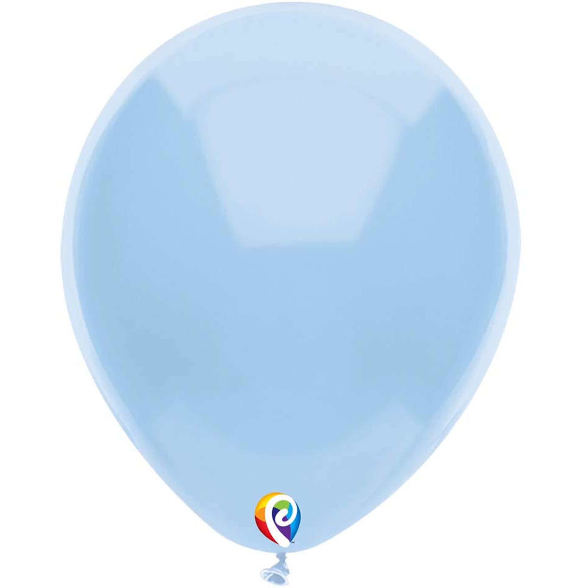 7 inch Funsational Baby Blue Latex Balloons (50 Pack) - Party Supplies ...