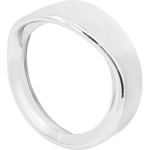 7 inch Headlight Visor Trim Ring Chrome Headlamp Bezel Decor Cover ...