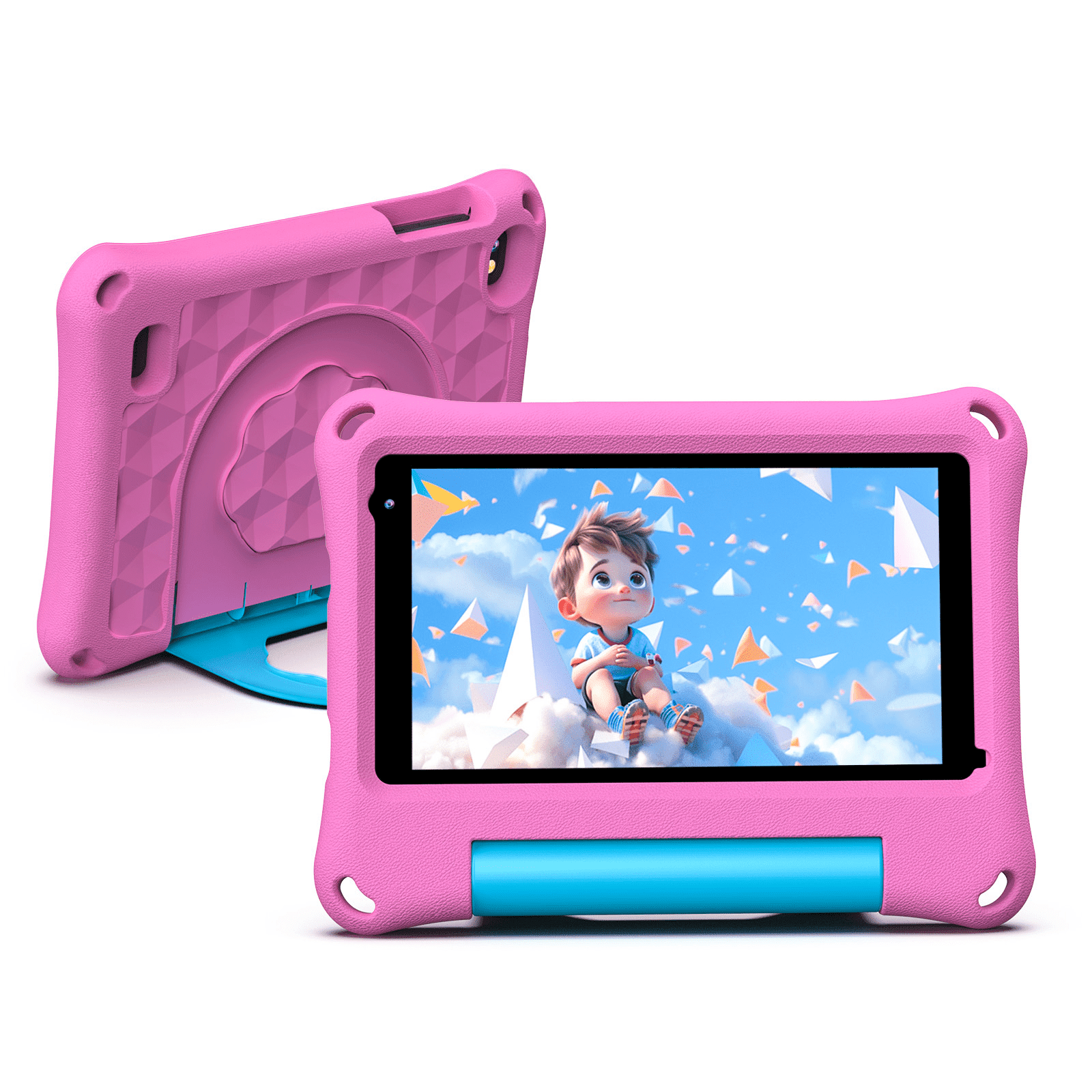 7 inch Kids Tablet,Android 13 Tablet for Kids,with Shockproof Case,4GB ...