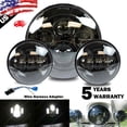 7" inch Led Headlight + 4.5" Fog Light For Yamaha V-Star XVS 650 950 ...