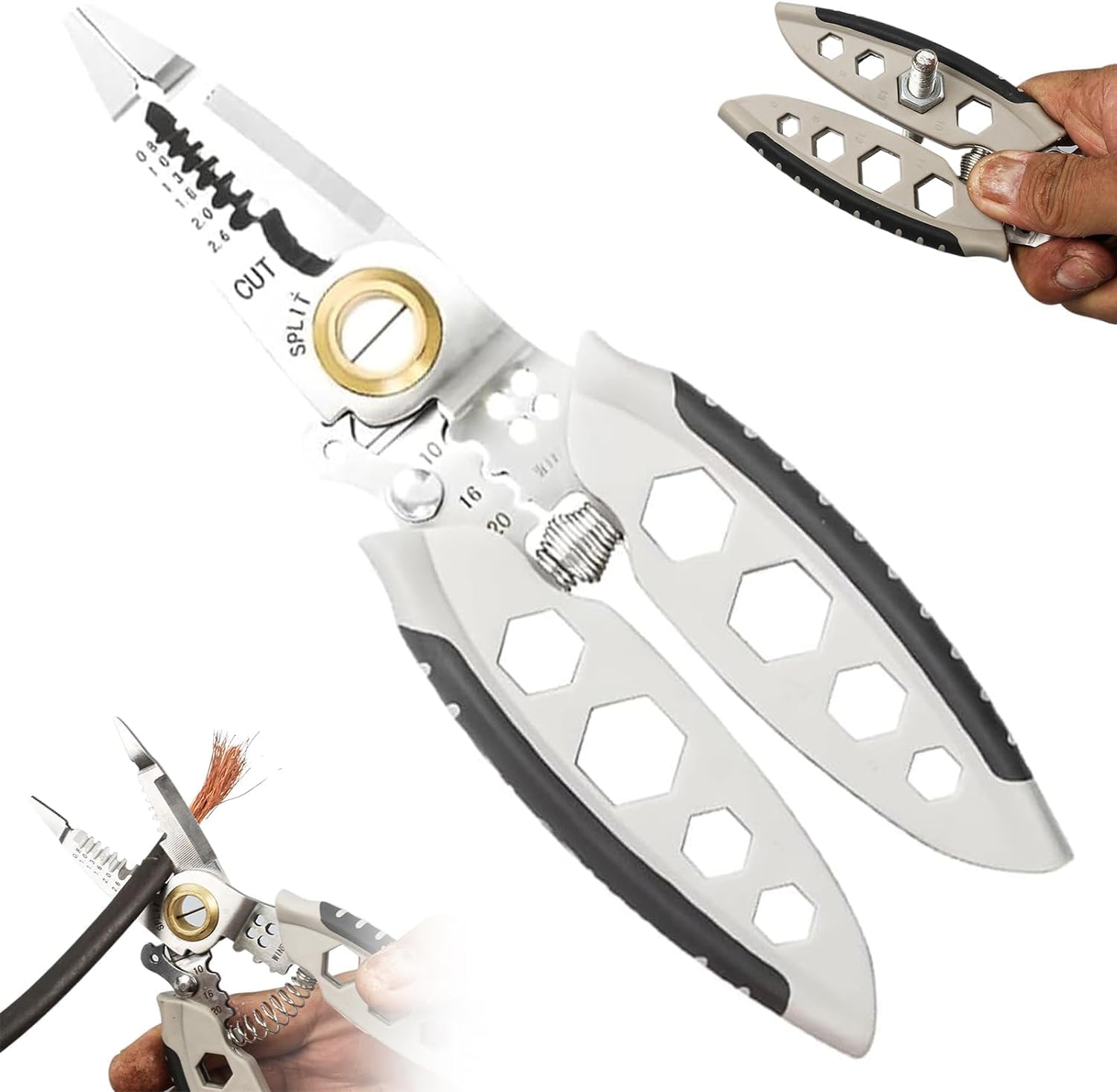 7-inch Multipurpose Wire Stripper, Duty Multi Purpose Portable Wire ...