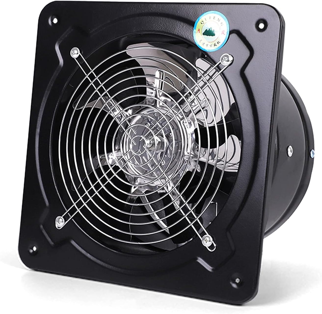 7 inch Portable Exhaust Fan, 50W Wall Mounted Vent Fans Ventilating Fan ...