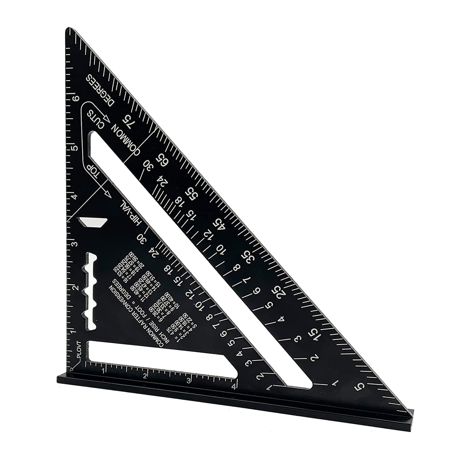 7 inch Aluminum Alloy Rafter Square, Triangle Ruler, Carpenter Tool for ...