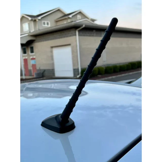 7" inch Short Rubber Spiral Antenna Mast Power Rod Radio AM/FM for ...