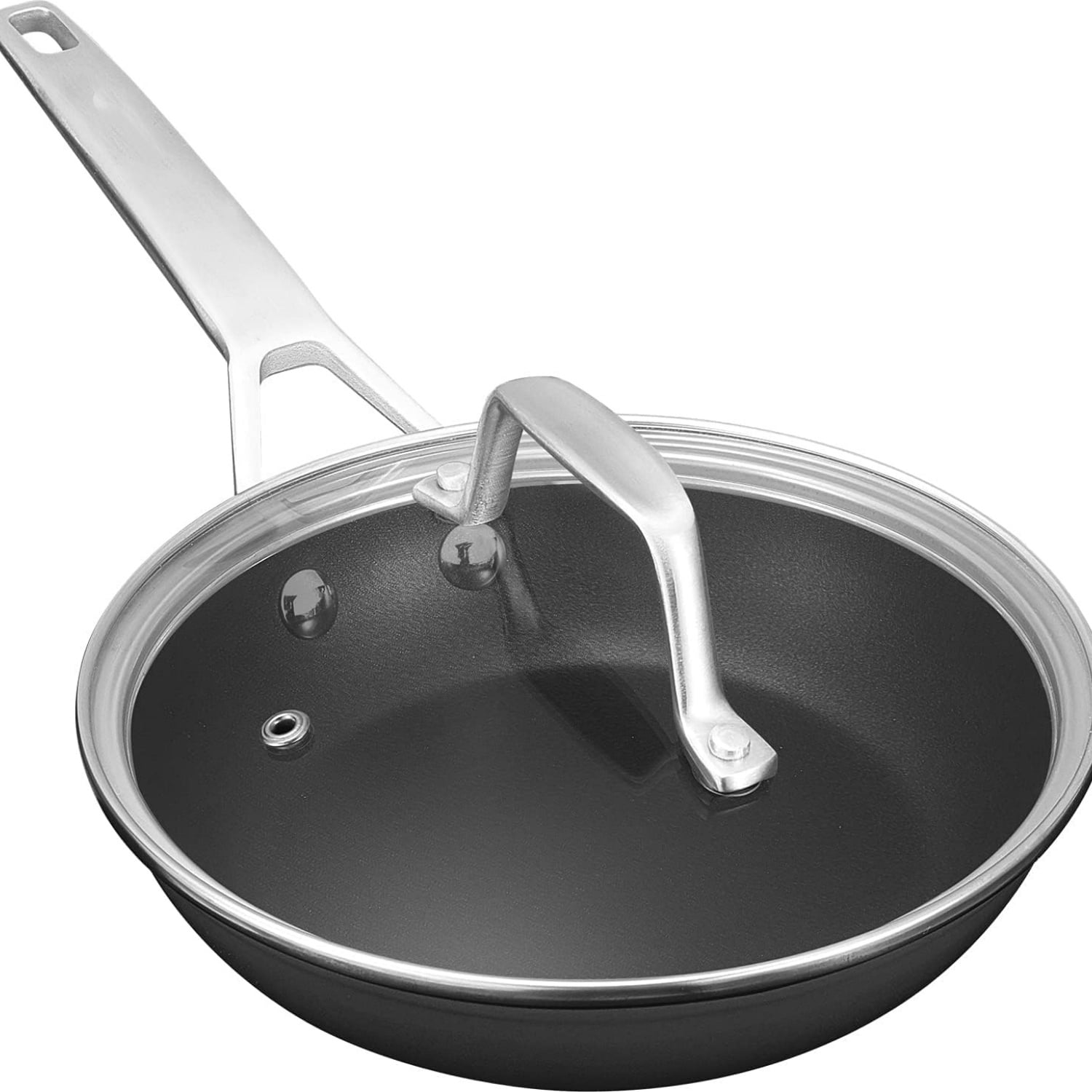 7 inch Small Egg Nonstick Frying Pan with Lid, Eggs Omelette Burnt also ...