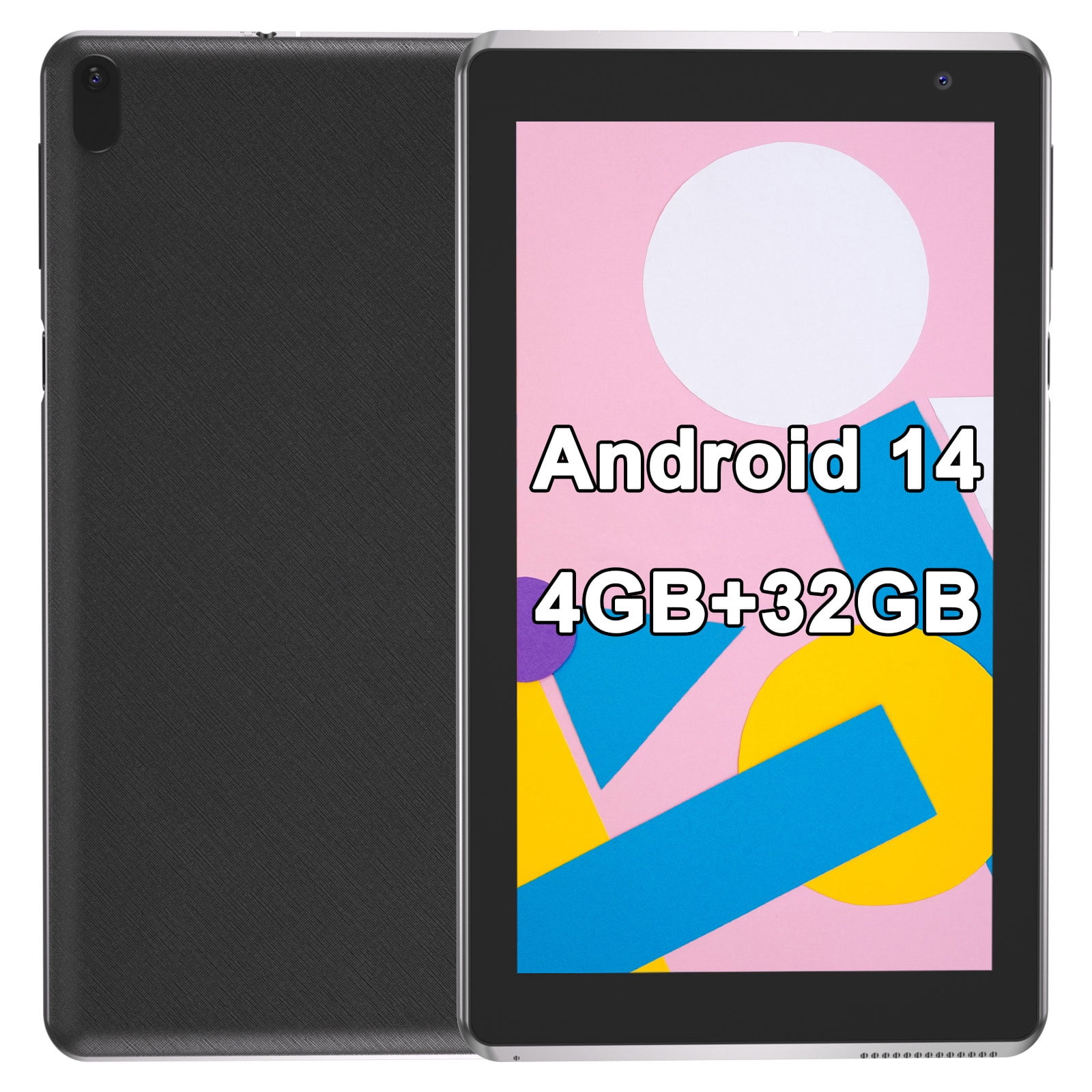 7 inch Tablet Android 14 Tablets, 4GB RAM 32GB ROM 1TB Expandable, Quad ...