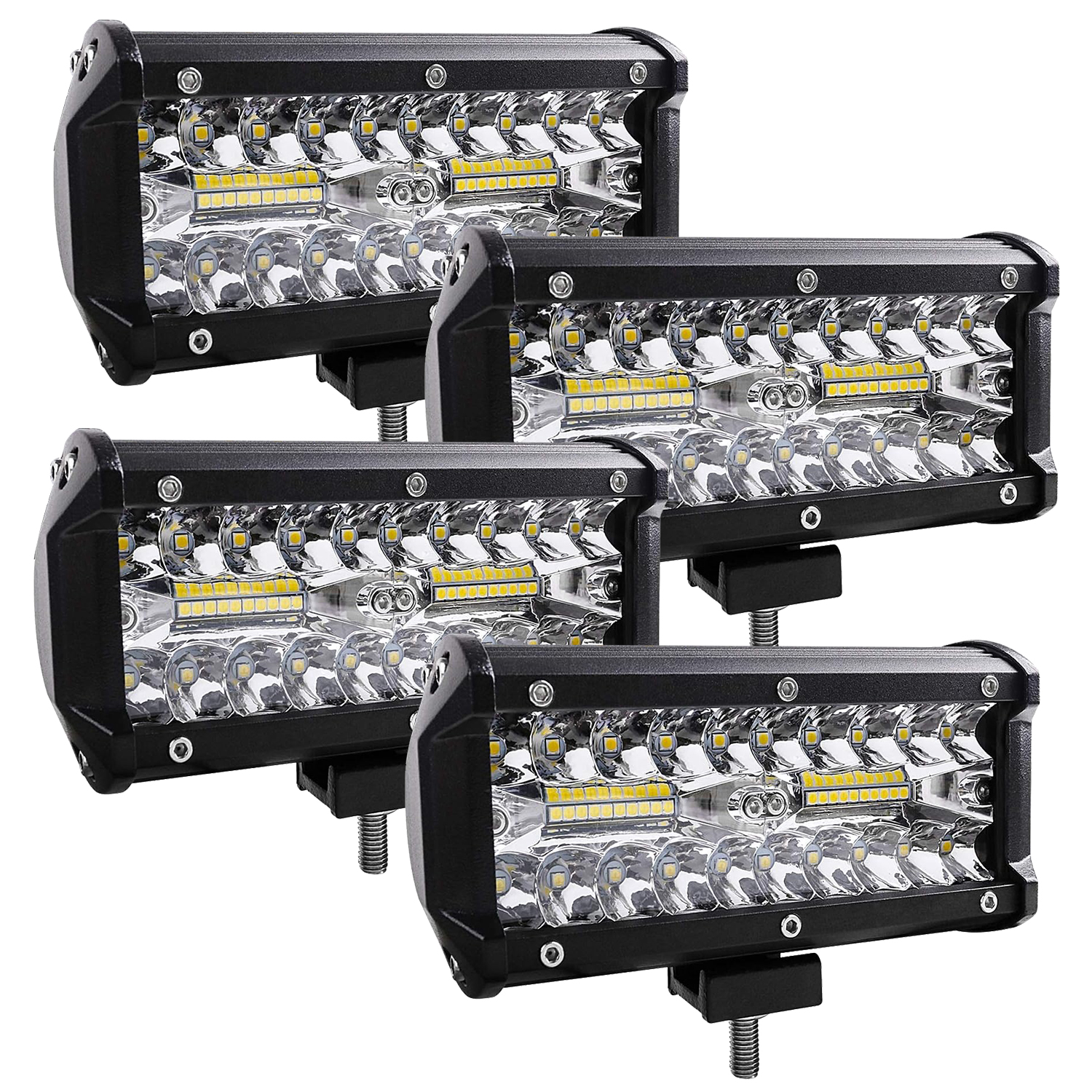 Nilight 20PCS 18W 4" inch 1260lm Spot Driving Fog Lights Off Road Led ...