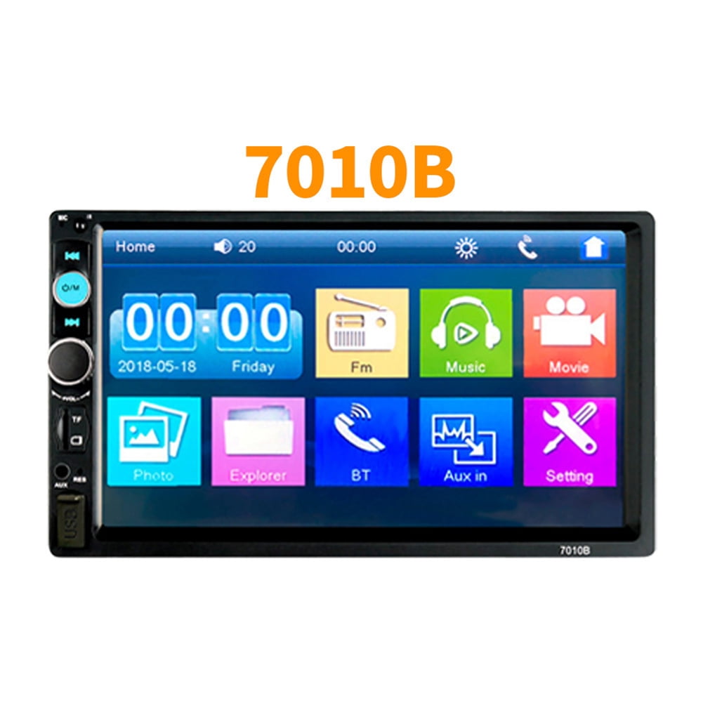 7-inch Universal MP5 Car Radio Display 2din Reversing Video Playback ...