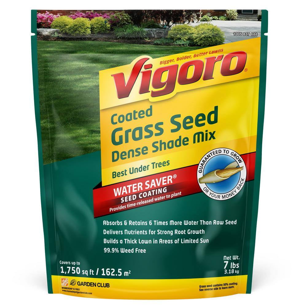 7 lbs. Dense Shade Grass Seed Mix with Water Saver Seed Coating - Walmart.com