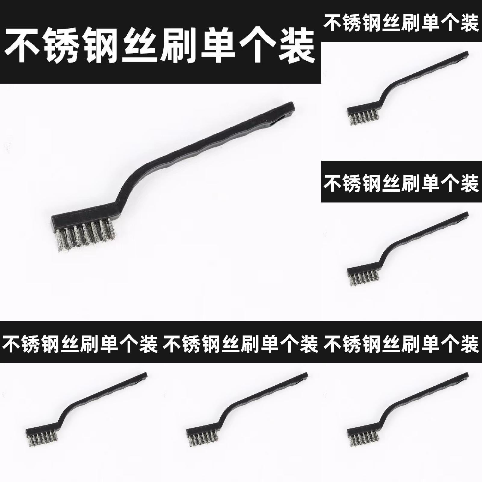 7 "mini Cleaning And Removal Industrial Steel Wire Toothbrush Stainless ...