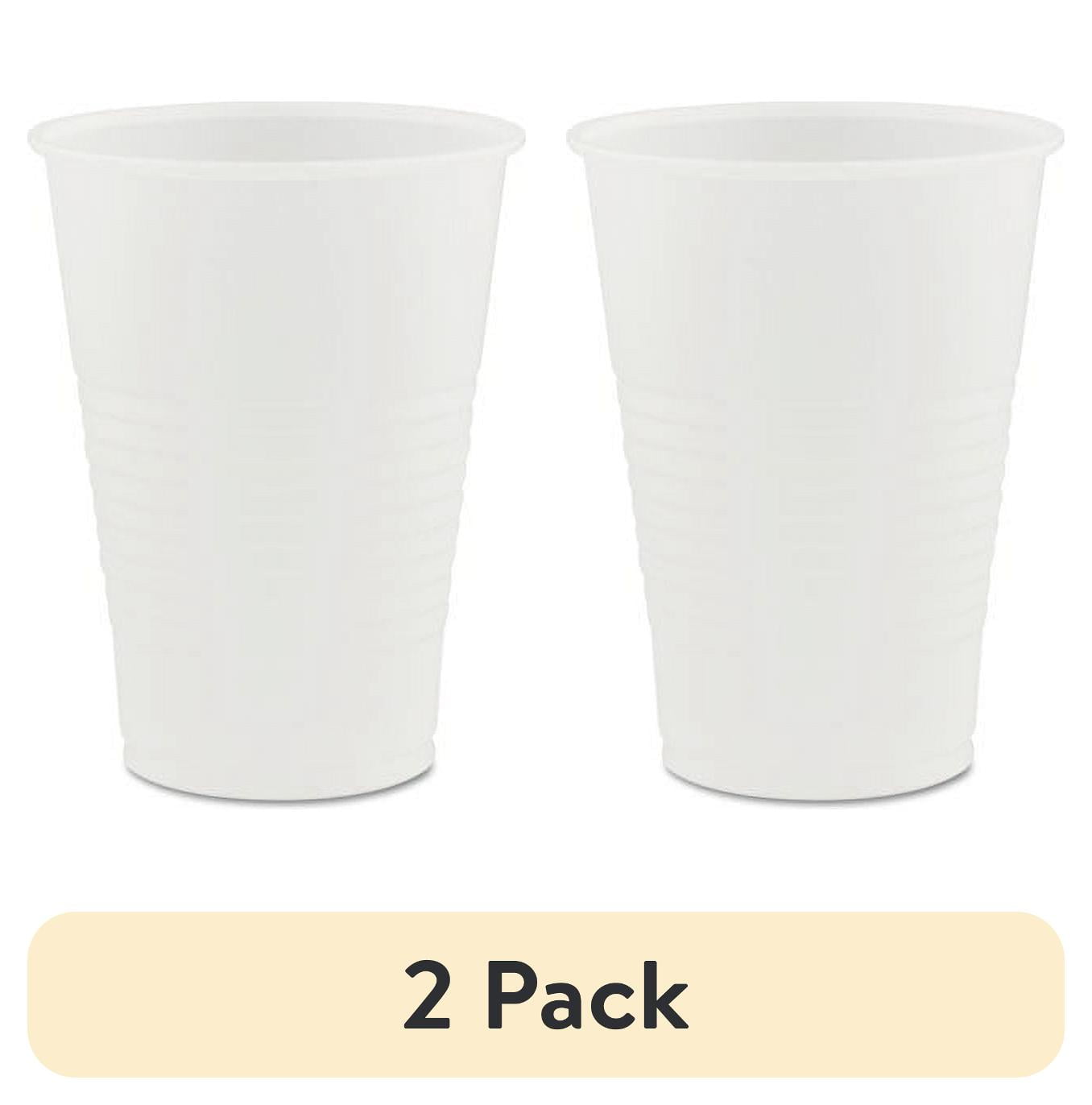 (2 pack) 7 oz Conex Galaxy Polystyrene Plastic Cold Cups - Clear (100 ...