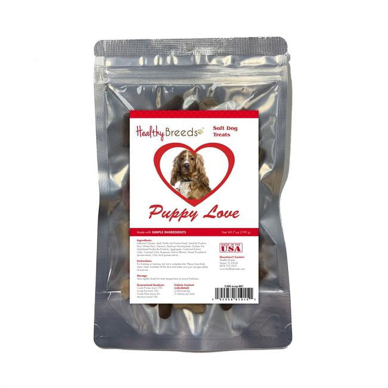 7 oz English Cocker Spaniel Puppy Love Soft Chewy Treats - Walmart.com