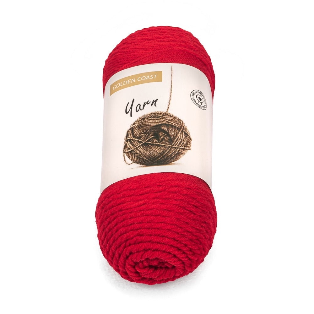 7 oz Medium Acrylic Yarn - Red Worsted Medium Weight Yarn 398 Yards 12 ...