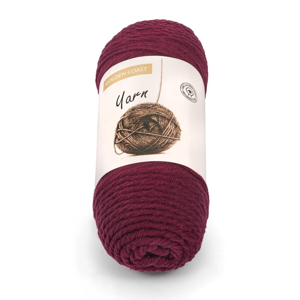7 oz Medium Acrylic Yarn - Rosewood Worsted Medium Weight Yarn 398 ...