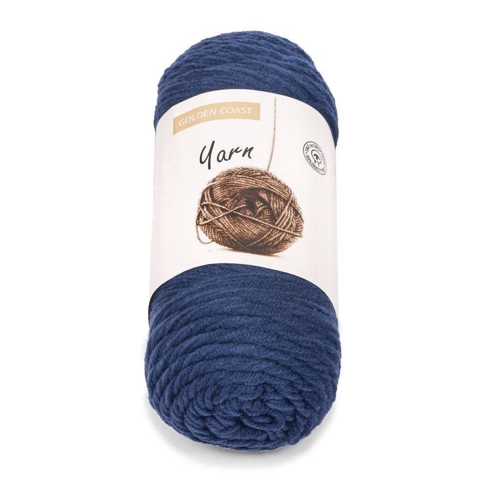 7 oz Medium Acrylic Yarn - Yale Blue Worsted Medium Weight Yarn 398 ...