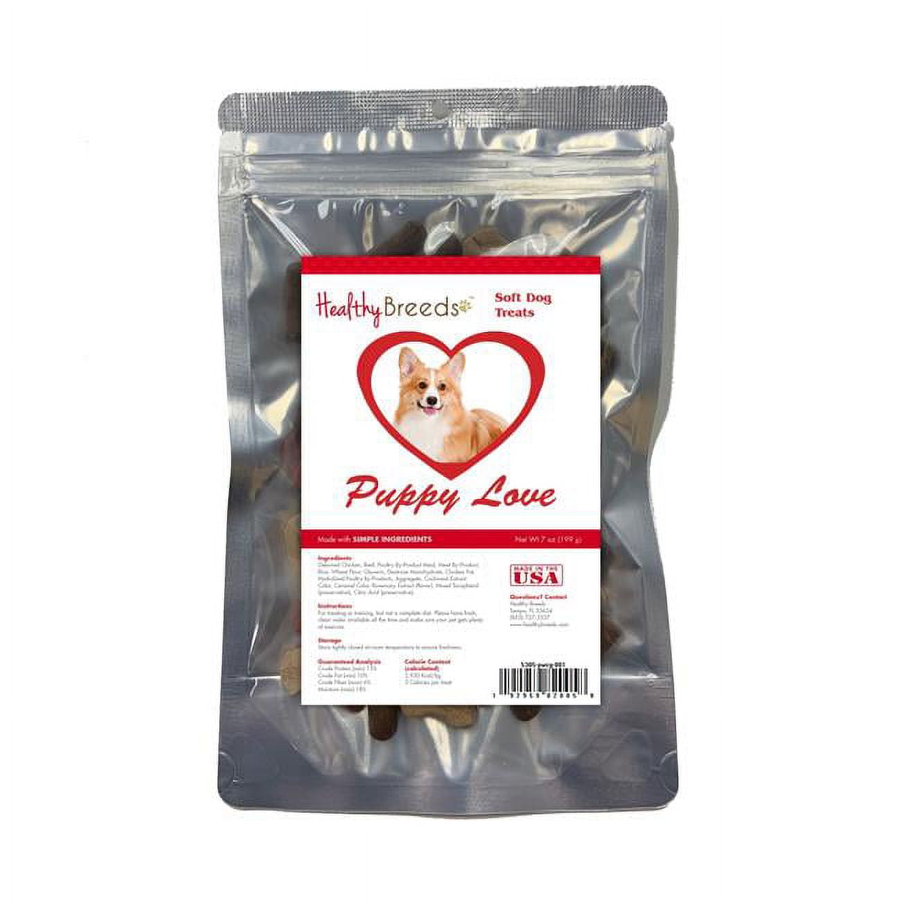 7 oz Pembroke Welsh Corgi Puppy Love Soft Chewy Treats - Walmart.com