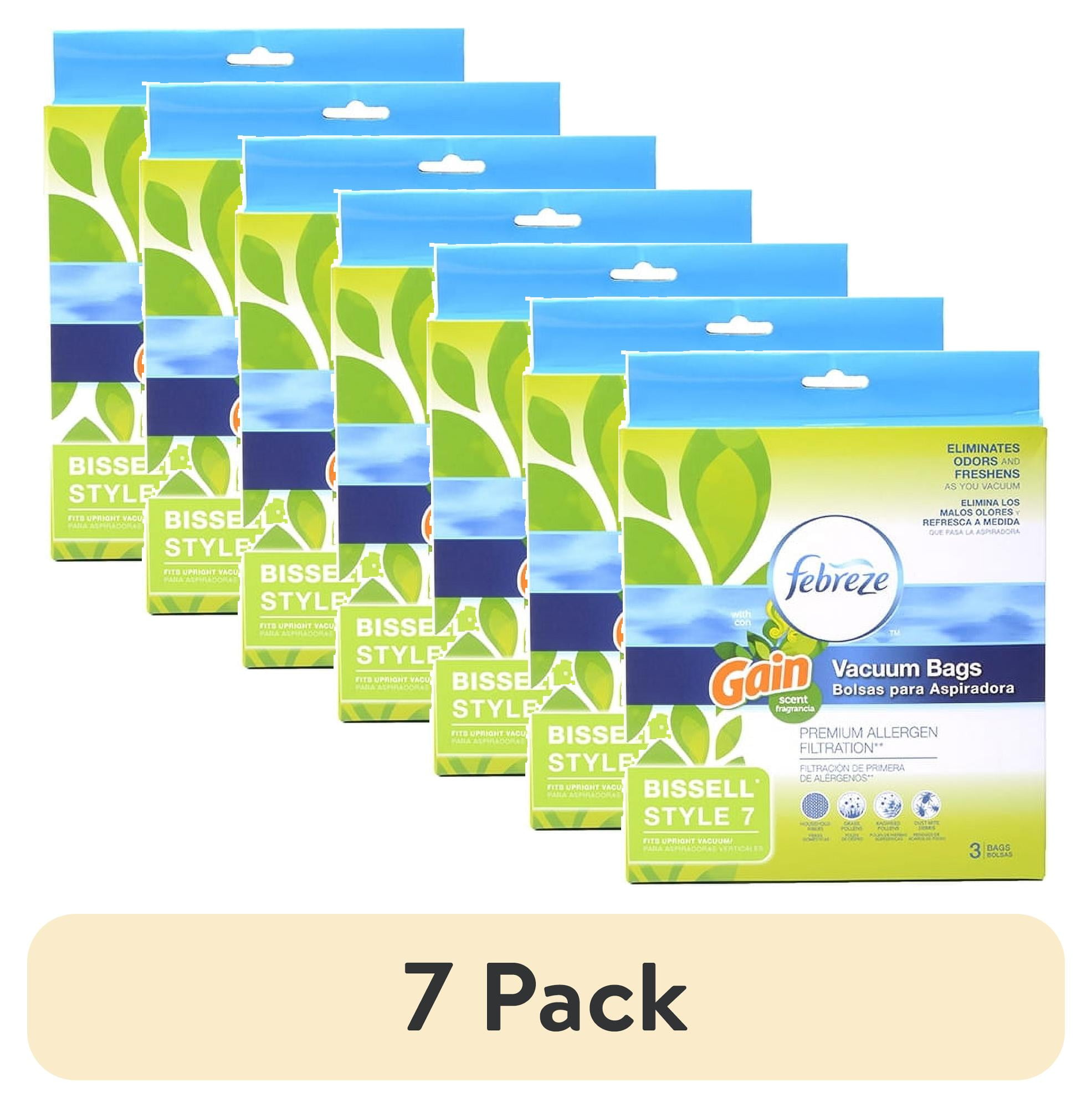 Free Shipping! Febreze with Gain Scent BISSELL Style 7 Vacuum Bags 3 ...