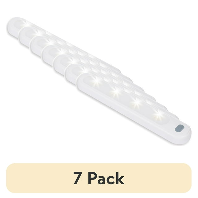 (7 pack) Great Value LED Battery Powered 12-inch Light Bar Model 4140 ...