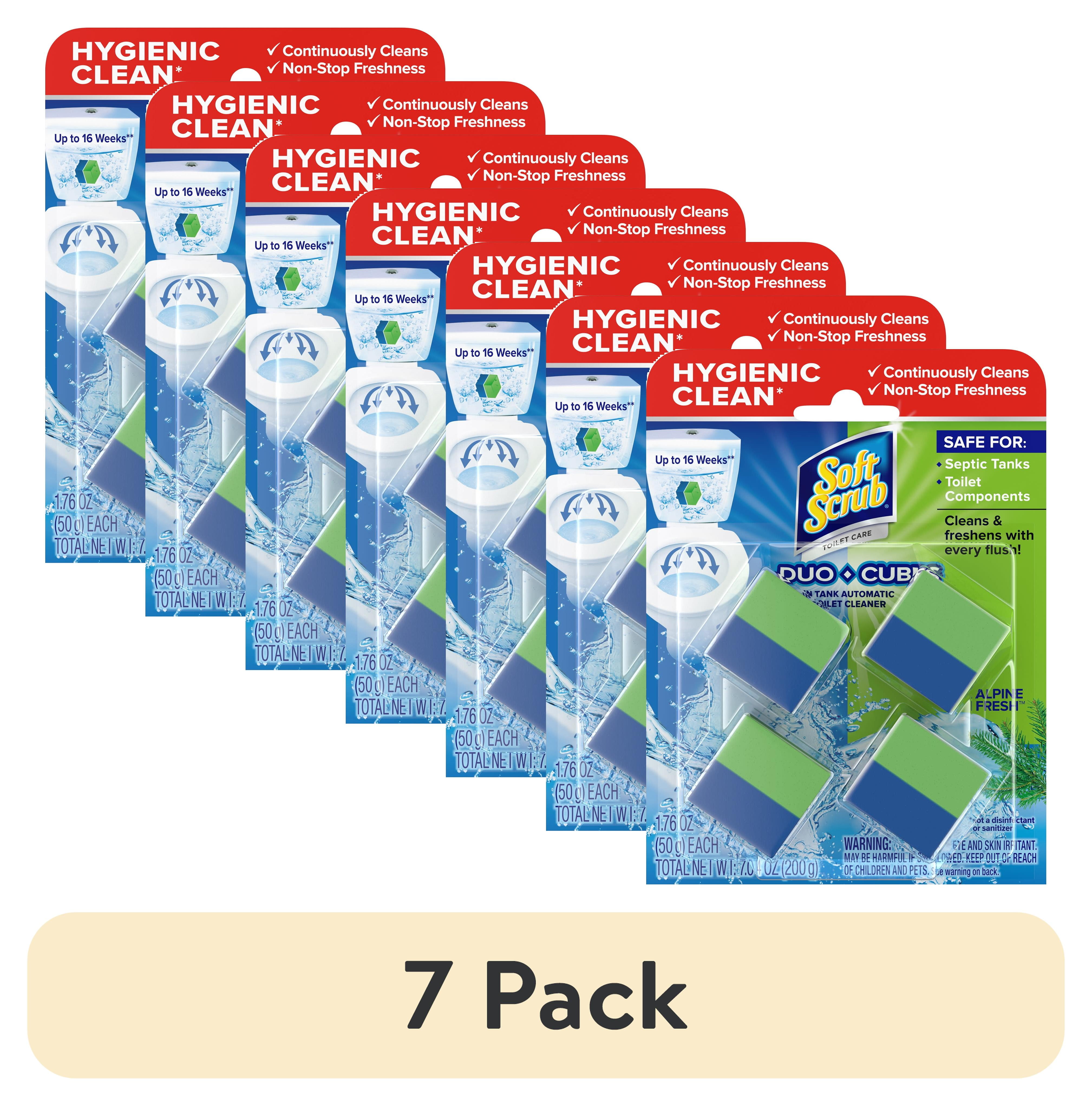 (7 pack) Soft Scrub In-Tank Toilet Cleaner Duo-Cubes, Alpine Fresh, 4 ...