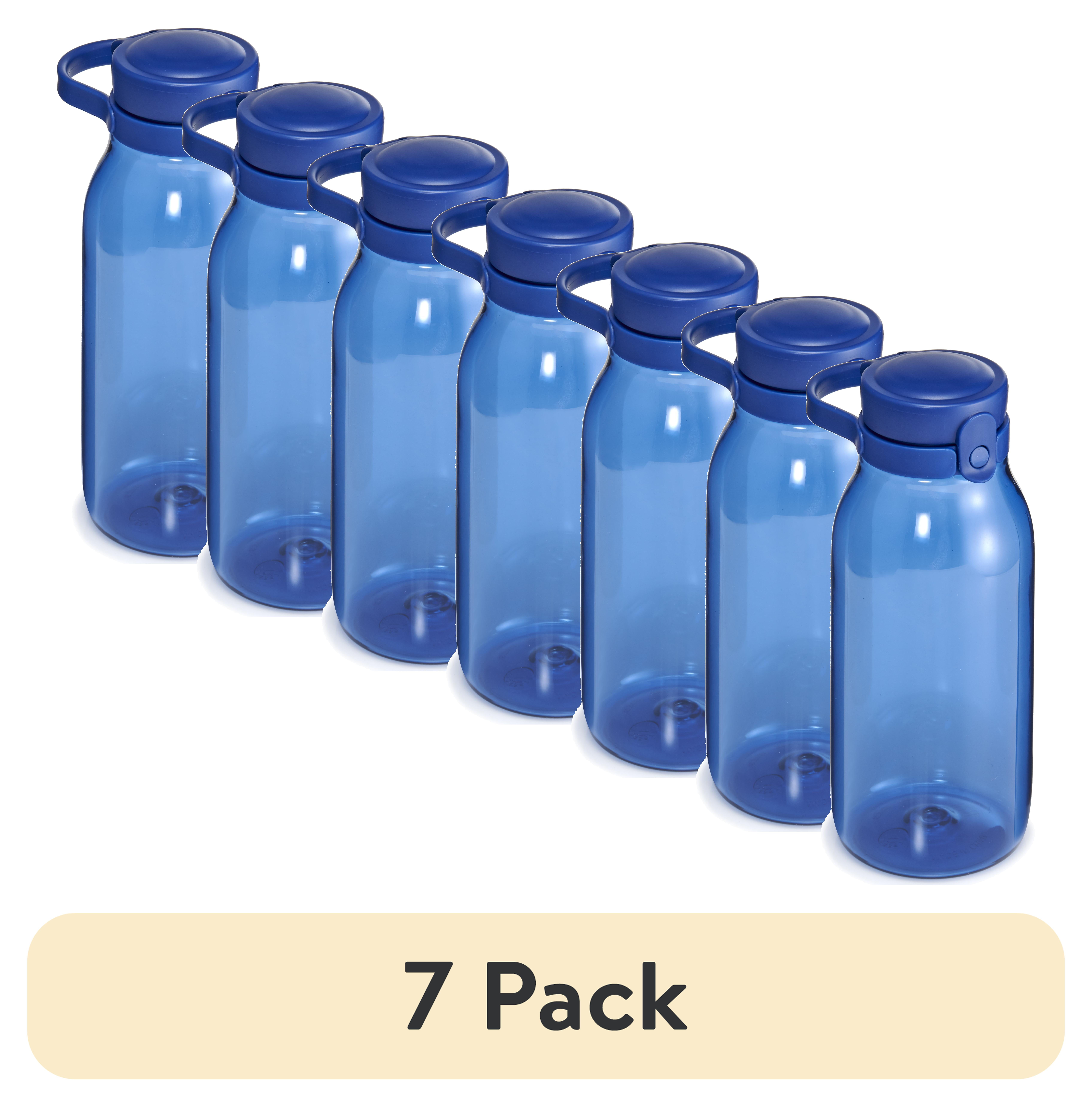 (1 pack) Your Zone 16 oz Blue PET Water Bottle with Chug Lid - Walmart.com