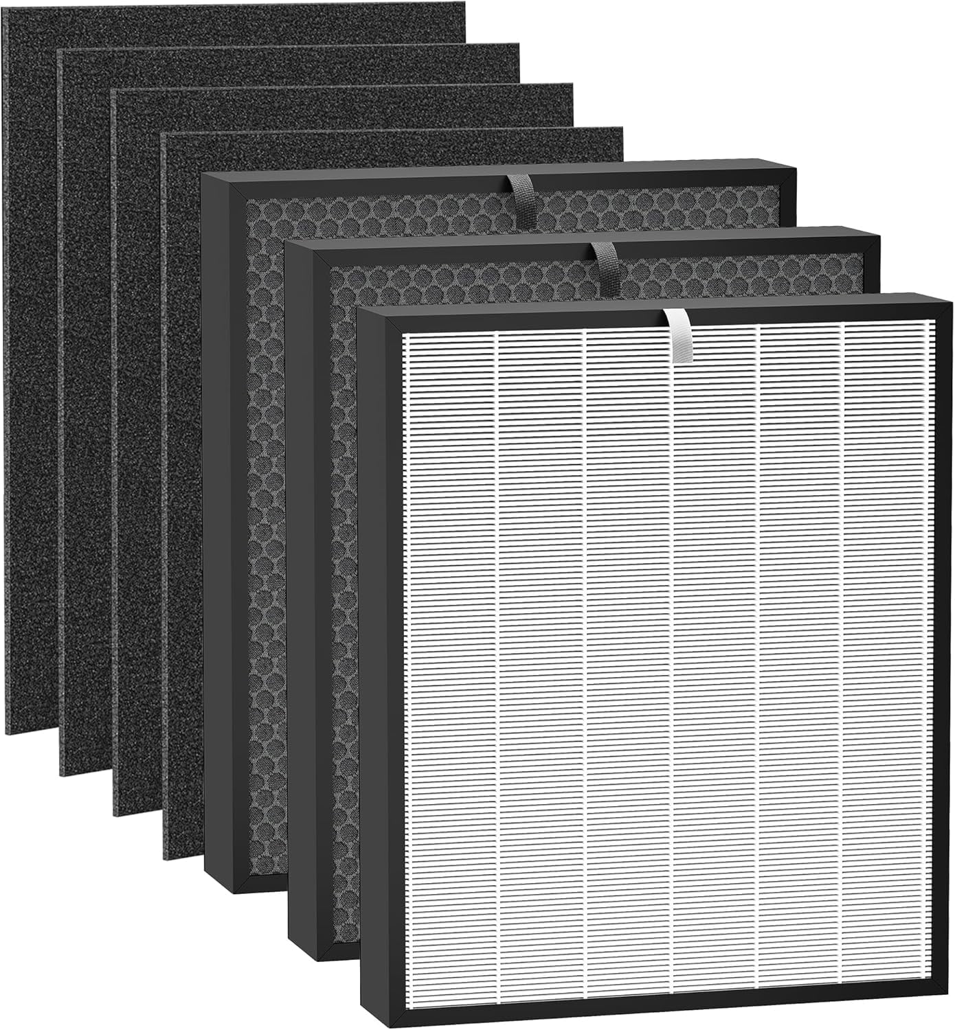 (7 pack) advanced replacement filters compatible with 3000 air purifier ...