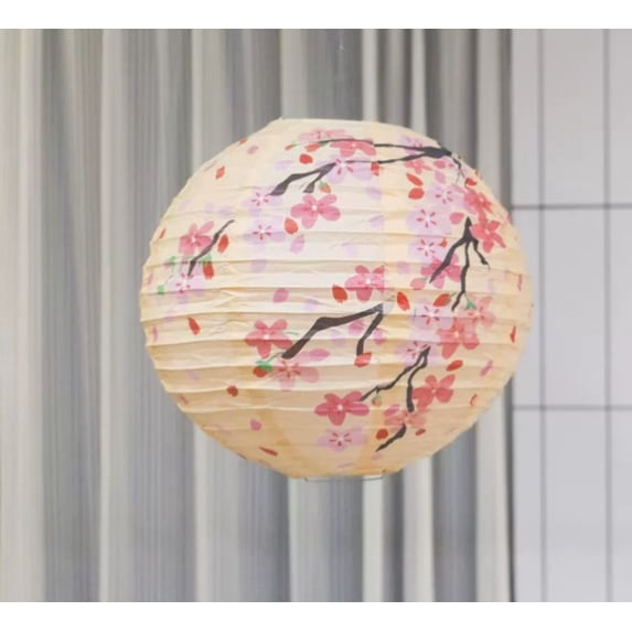 7-pack lampshades hand-painted paper classical bamboo traditional ...
