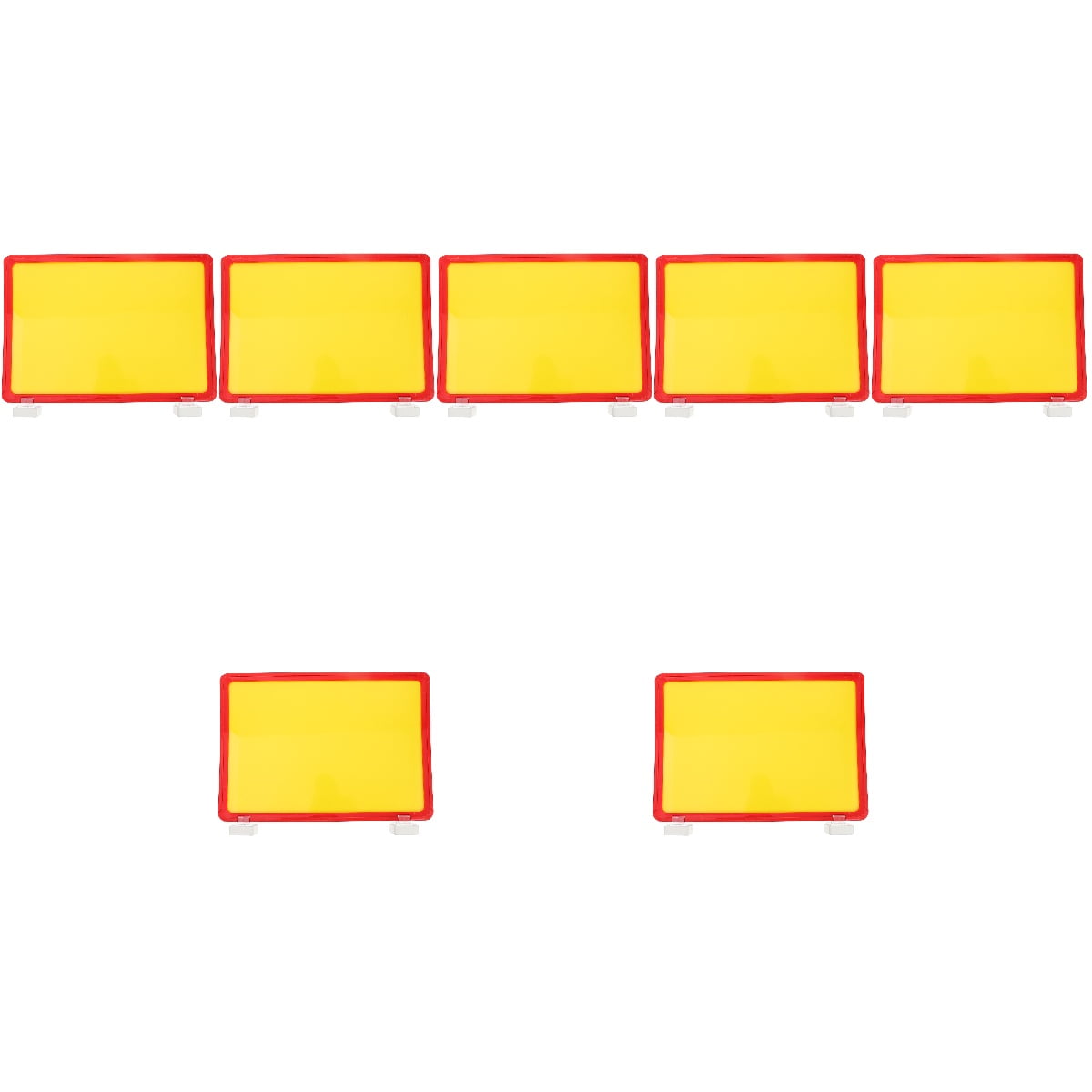 7 pcs Shelf Label Indicator Warehouse Sign Board Material Label Guide ...