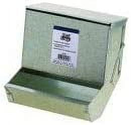 7" with Solid Bottom Galvanized Rabbit Feeder - Walmart.com