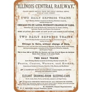 To Trains Arrow Vintage Style Train Sign Model Railroad/Hobby Room Wall ...