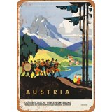 7 x 10 METAL SIGN - Austria - Vintage Rusty Look 5 - Walmart.com