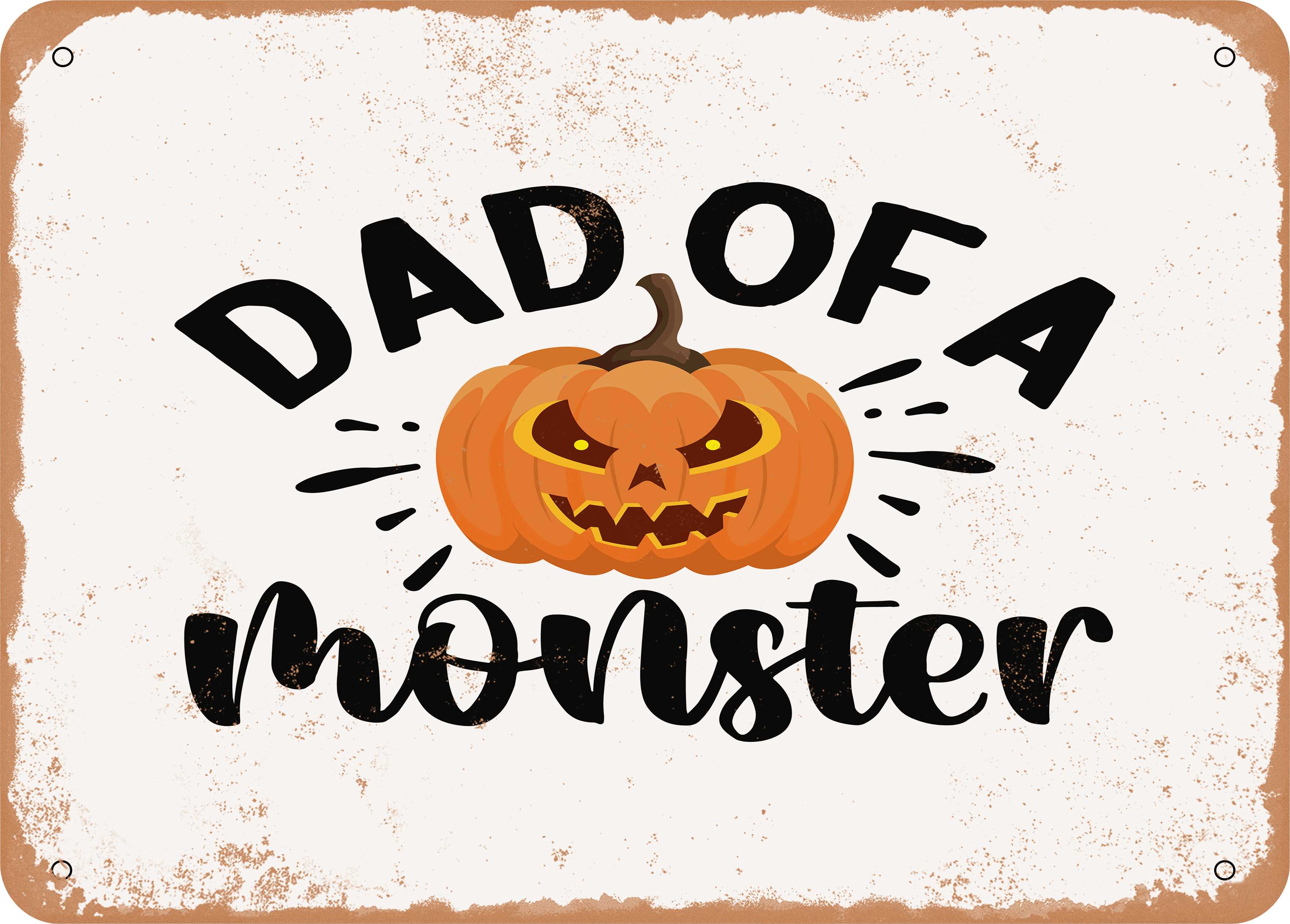 Monster On Campus Movie Metal Sign 8inx 12in Print on Metal 8x12 Square ...